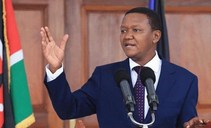 Alfred Mutua man of action- Machawood Construction Underway